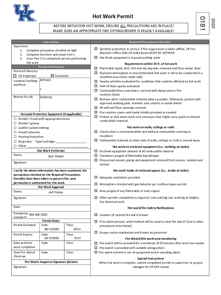 Fillable Online Complete precaution checklist at right Fax Email Print - pdfFiller