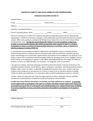 Fillable Online CONSENT / WAIVER OF PARENT Fax Email Print - pdfFiller