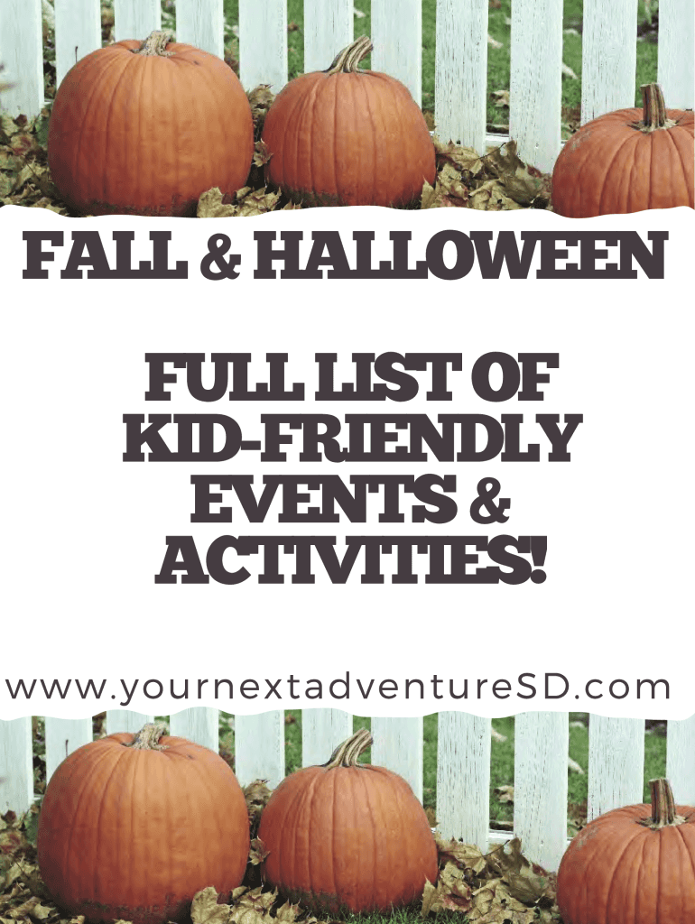 Fillable Online brandonvalley k12 sd fall & halloween full list of kid ...