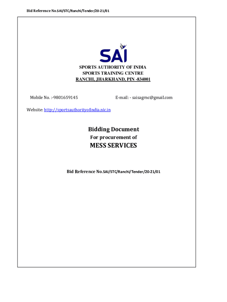 Fillable Online Sports Authority Of Jharkhand Fax Email Print - pdfFiller