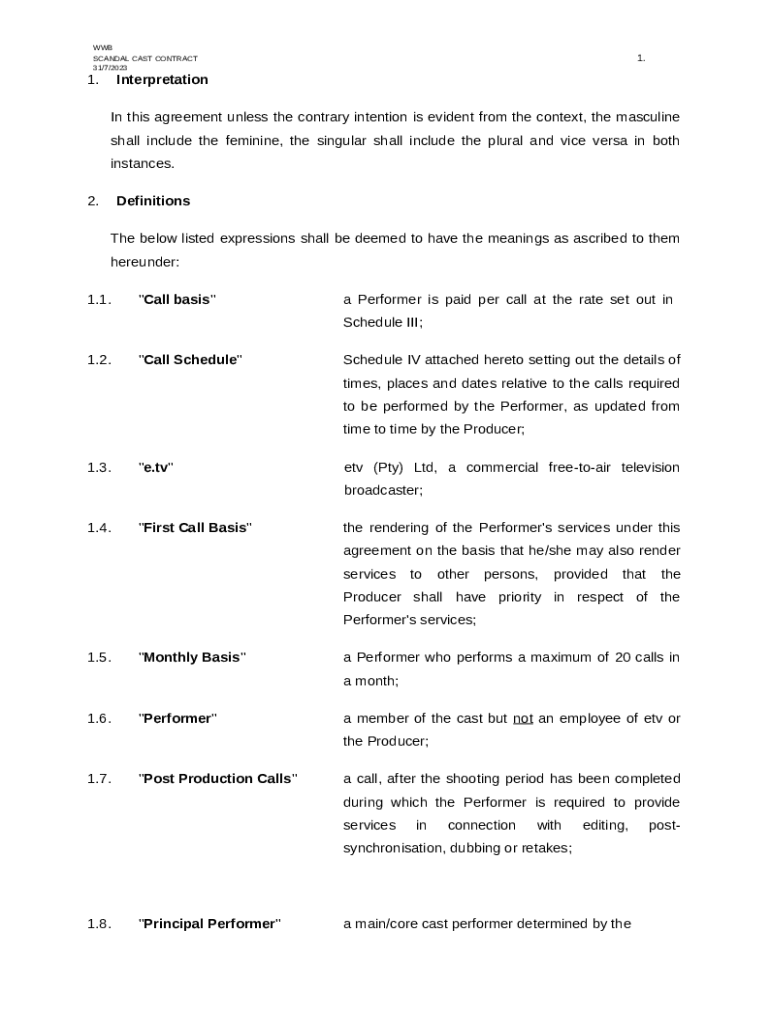 Singular, Plural, etc Sample Clauses Doc Template | pdfFiller