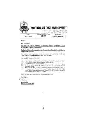Fillable Online Amathole District Municipality: state of ...