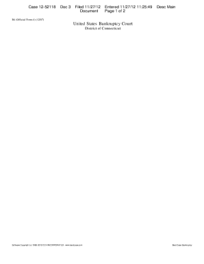 Fillable Online Case 12-52118 Fax Email Print - pdfFiller