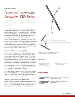 Fillable Online FluoroLine Electrostatic Dissipative (ESD) Tubing ...