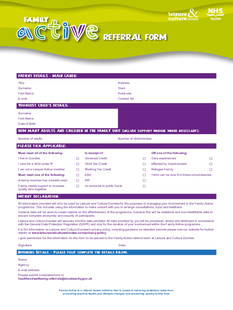 Fillable Online Register as a Carer Form - Medic House & Appledore ...