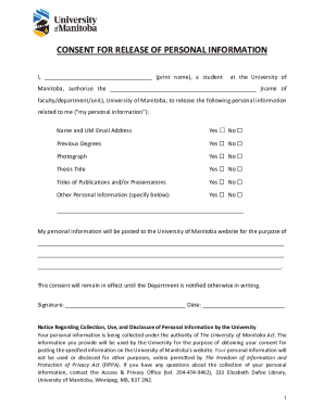 Fillable Online Release of Applicant's Info Consent Form ( ... Fax ...
