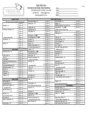 Fillable Online GHS Order Form - Page 1 (Apr 10) -horizontal.xls Fax ...