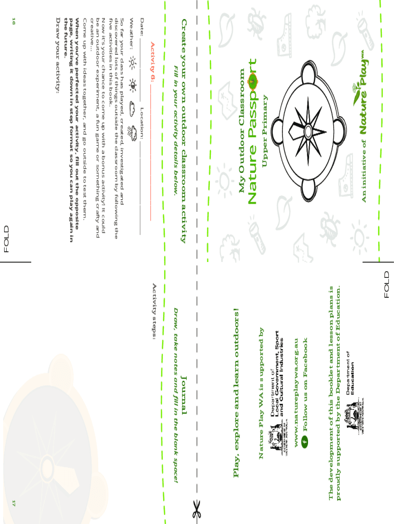 Fillable Online Outdoor Classroom Day Nature Passport Upper Primary ...
