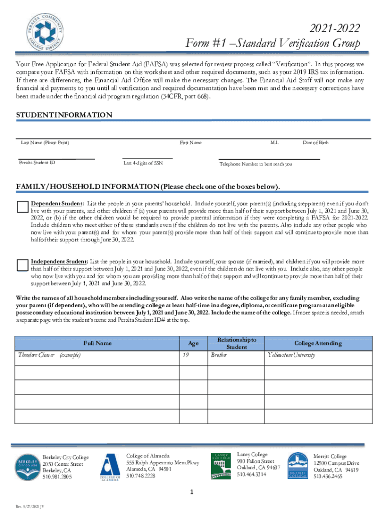 Fillable Online 2021-2022 Forms and WorksheetsFinancial Aid Services Fax Email Print - pdfFiller