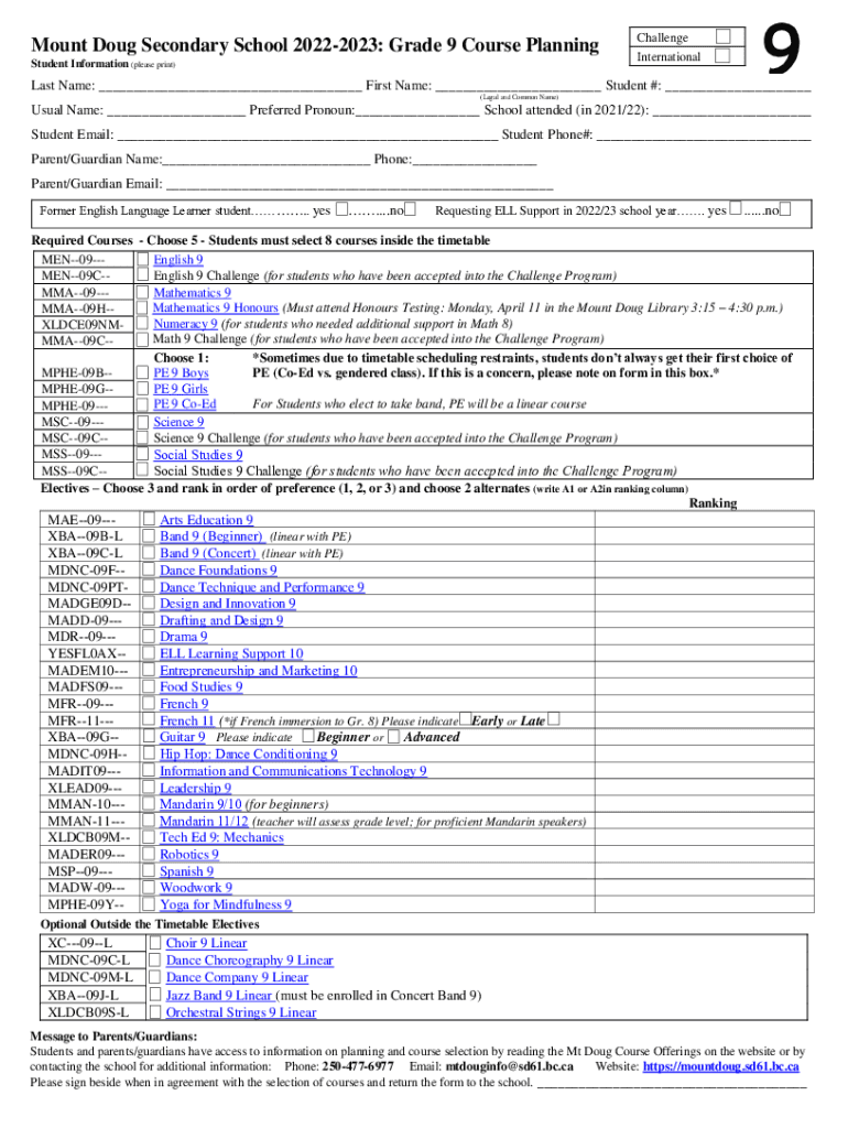 Fillable Online mountdoug sd61 bc Mount Doug suspends football program ...