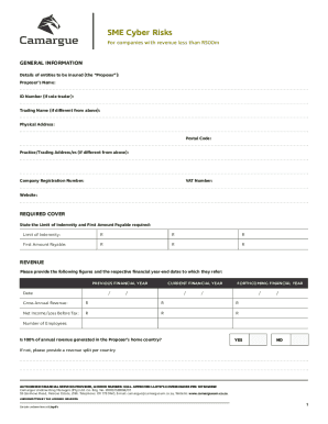 Fillable Online cyber suite insurance proposal form - applus.com.sa Fax ...