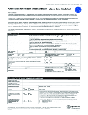 Fillable Online 2021 - Enrolment application form.pdf Fax Email Print ...