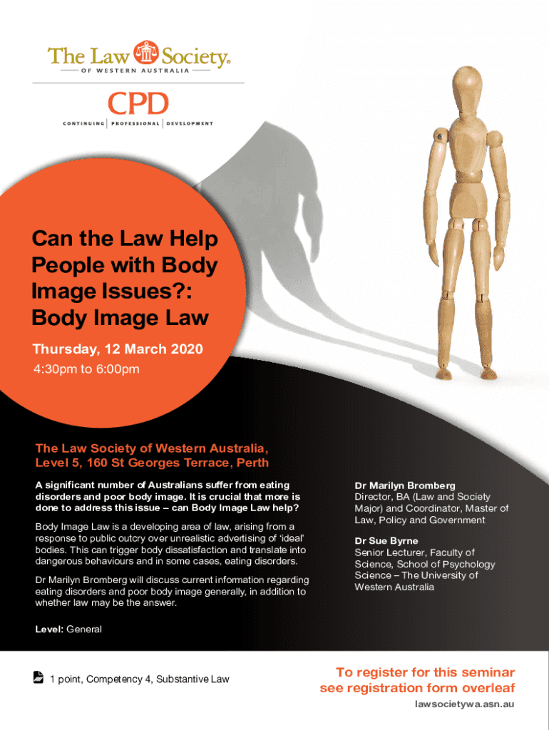 Fillable Online Can the Law Help People with Body Image Issues? Fax ...