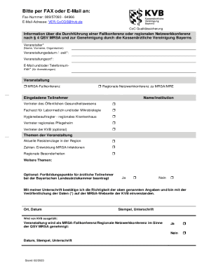 Fillable Online KVB-FORM-MRSA-Fallkonferenzen-QSV-Genehmigung.docx Fax ...