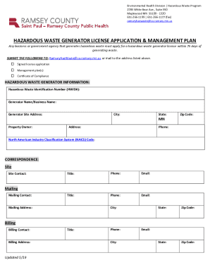 Fillable Online Household Hazardous Waste Regional and Metro Program ... Fax Email Print - pdfFiller