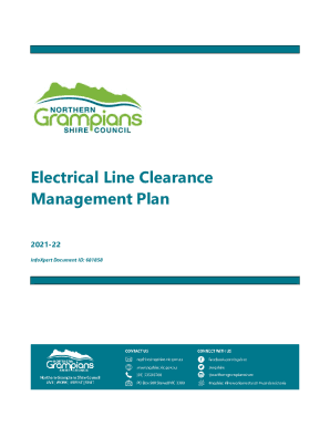 Fillable Online Electrical Line Clearance Management Plan Fax Email ...