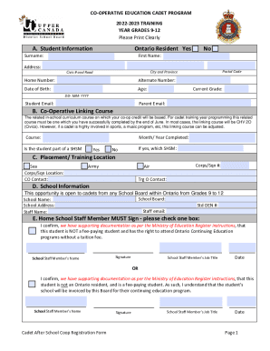 Fillable Online YEAR GRADES 9-12 Fax Email Print - pdfFiller