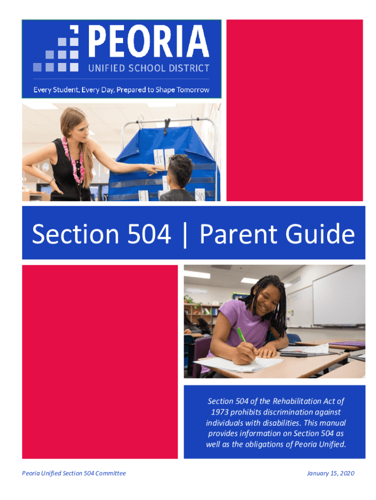 Fillable Online Know Your Rights: Section 504 of the Rehabilitation Act ...