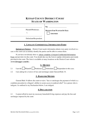 Fillable Online Litigant Confidential Information Form Fax Email Print - pdfFiller