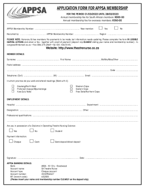 Fillable Online Membership Application Process & Form Fax Email Print ...