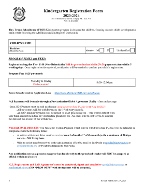 Fillable Online 2023-2024 TTSH KG Registration form (1).docx Fax Email Print - pdfFiller