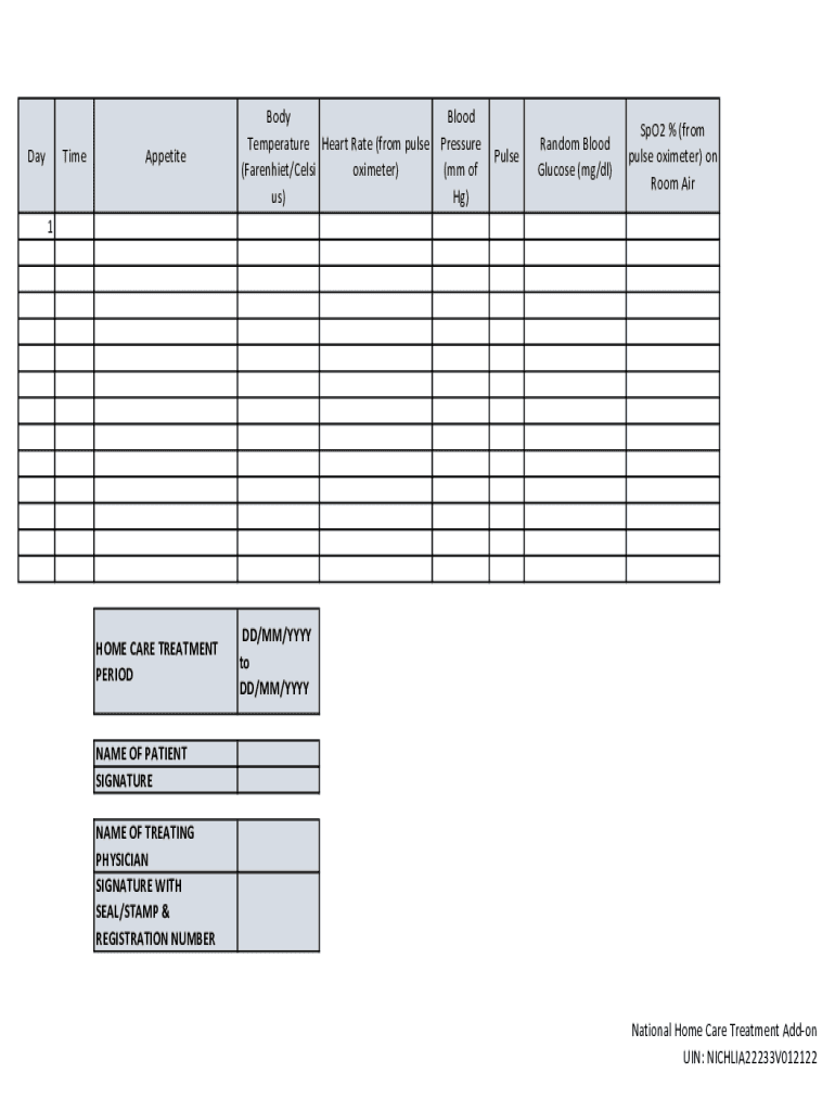 Fillable Online Home Care Claim Form Fax Email Print - pdfFiller