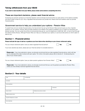 Fillable Online SSAS Benefit Request Form (Flexible Options) Fax Email ...