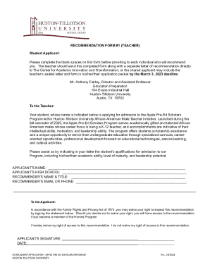 Fillable Online Recommendation Forms - Form Templates Fax Email Print ...