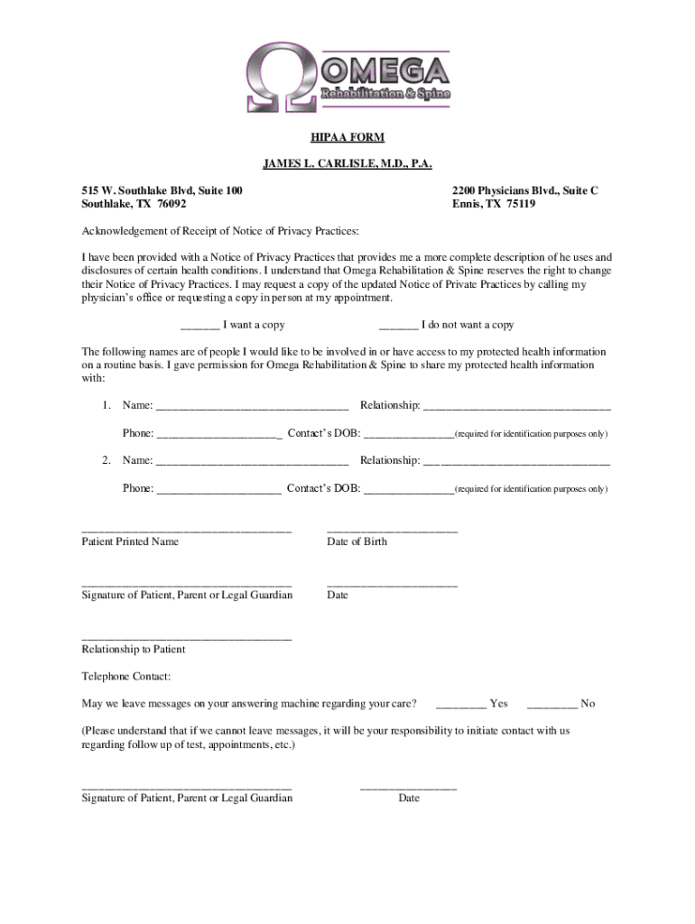 Fillable Online Meet the Physician - Omega Rehabilitation and Spine Fax Email Print - pdfFiller