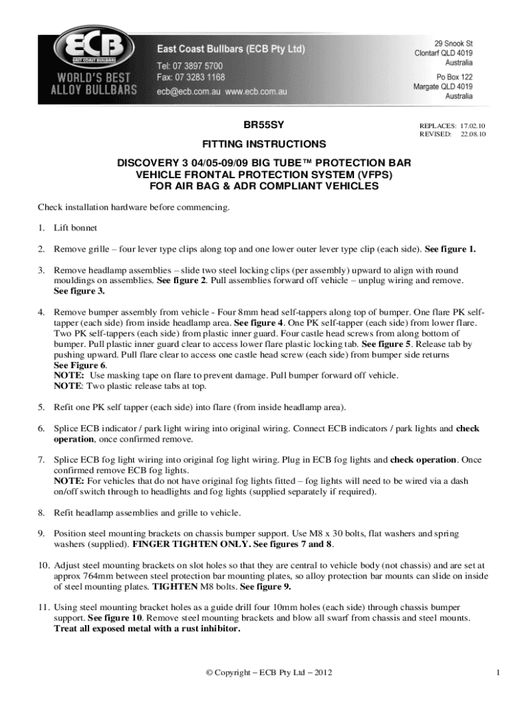 Fillable Online Technical Specification -Requirements for vehicle frontal ... Fax Email Print ...