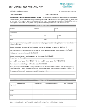 Fillable Online How do you fill in a job application form Fax Email ...