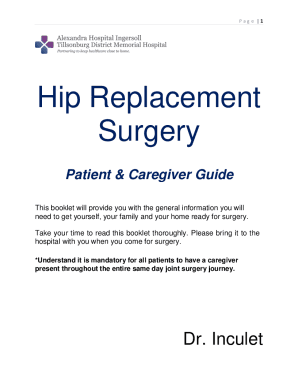 Fillable Online Patient education: Total hip replacement (Beyond the ...