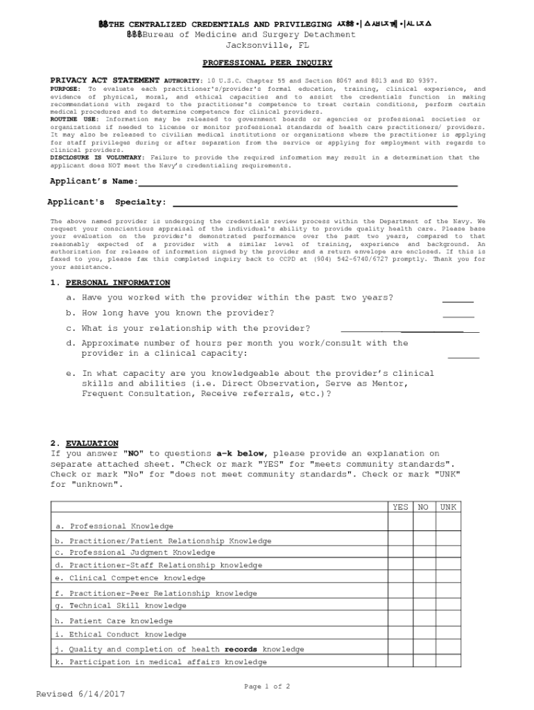 Fillable Online Centralized Credentials Quality Assurance System (CCQAS ...