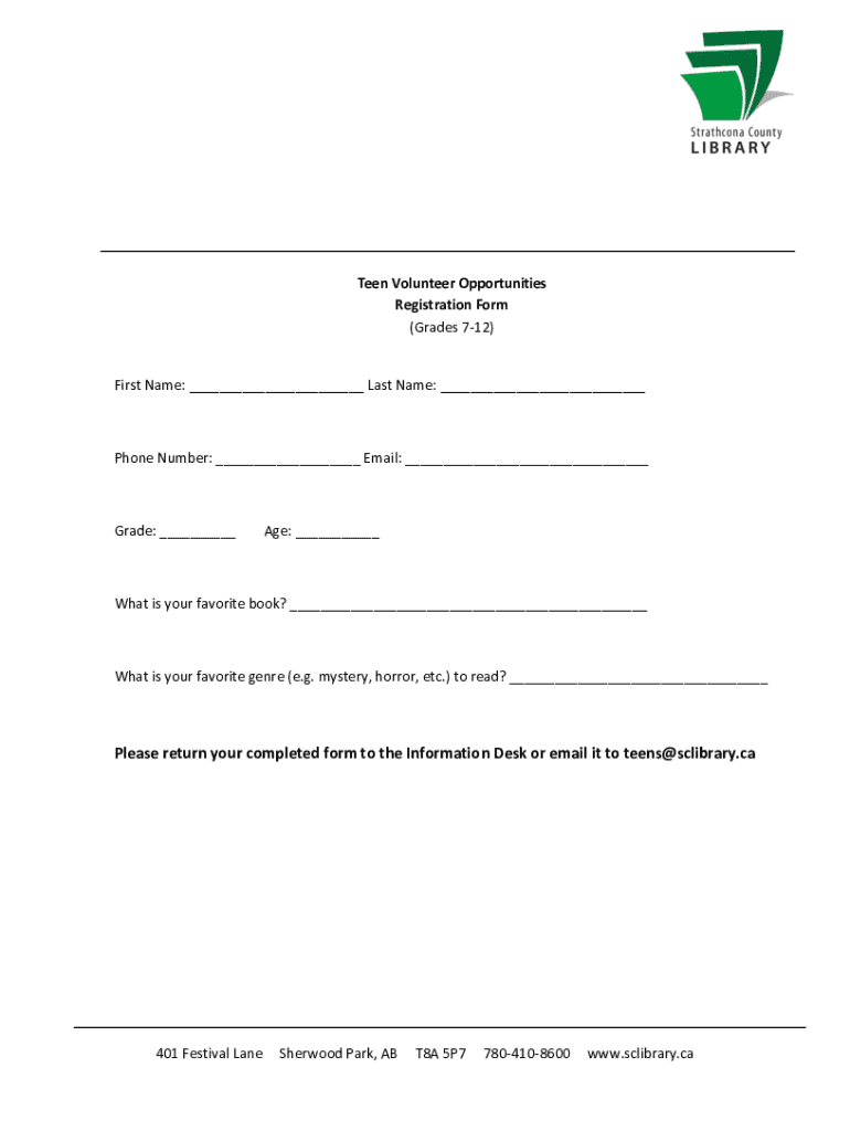 Fillable Online Please return your completed form to the Information ...