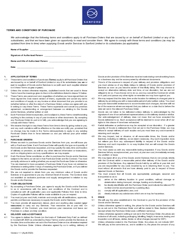 Fillable Online important notice for residents in north america only ...