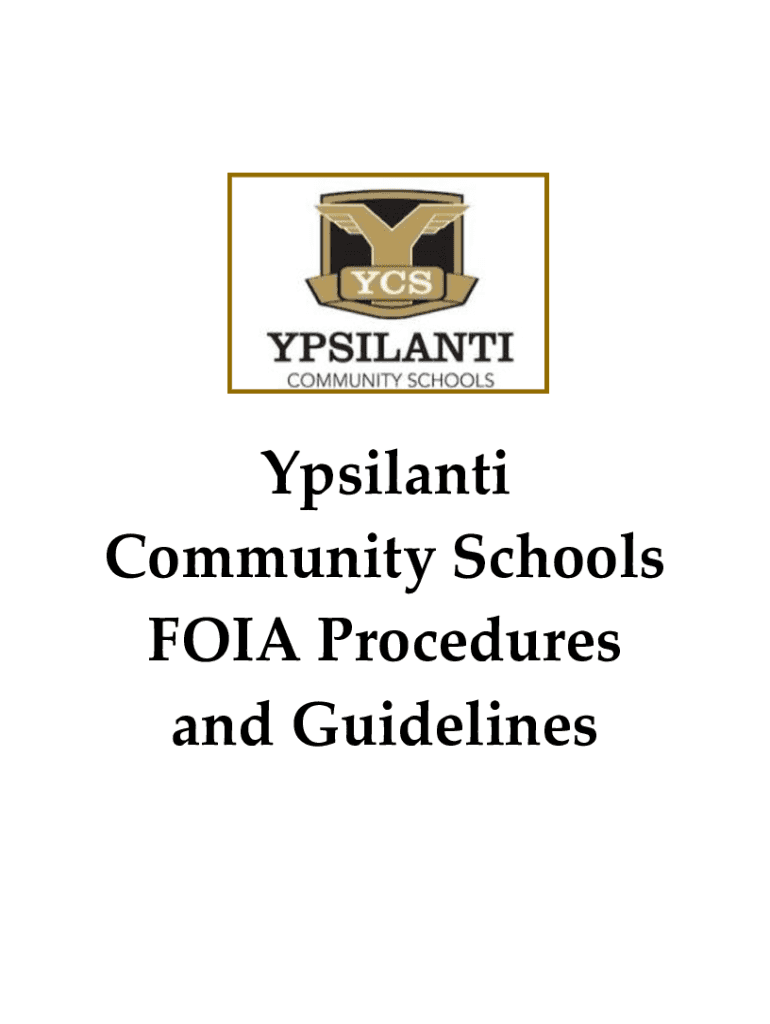Fillable Online Public Summary of FOIA Procedures and Guidelines (PDF ...