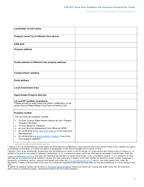 Fillable Online NSW Biodiversity Conservation Trust Expression of Interest Form Fax Email Print ...