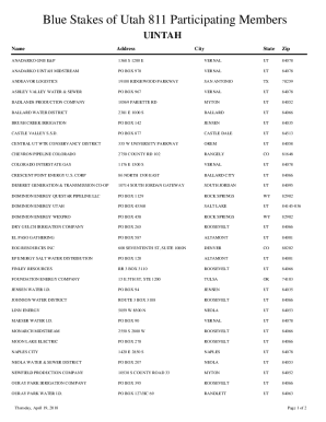 Fillable Online Blue Stakes of Utah 811 on the App Store - Apple Fax ...