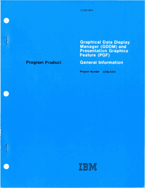 Fillable Online IBM Graphical Data Display Manager (GDDM) - Overview ...