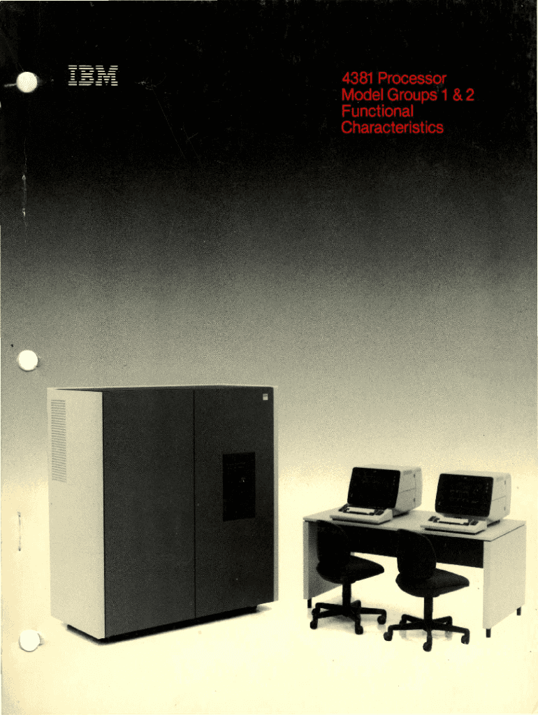 Fillable Online IBM Archives: 4381 Processor Model Groups 1, 2, and 3 ...