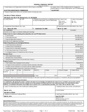 Fillable Online Alabama 2021 MidYear Financial Report and Progress ...