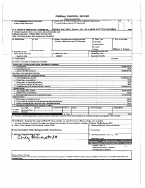 Fillable Online Understanding Your Federal Financial Report Webinar for ...