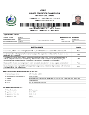Fillable Online prr hec gov 051-111119432 APPLICATION FORM FOR ...