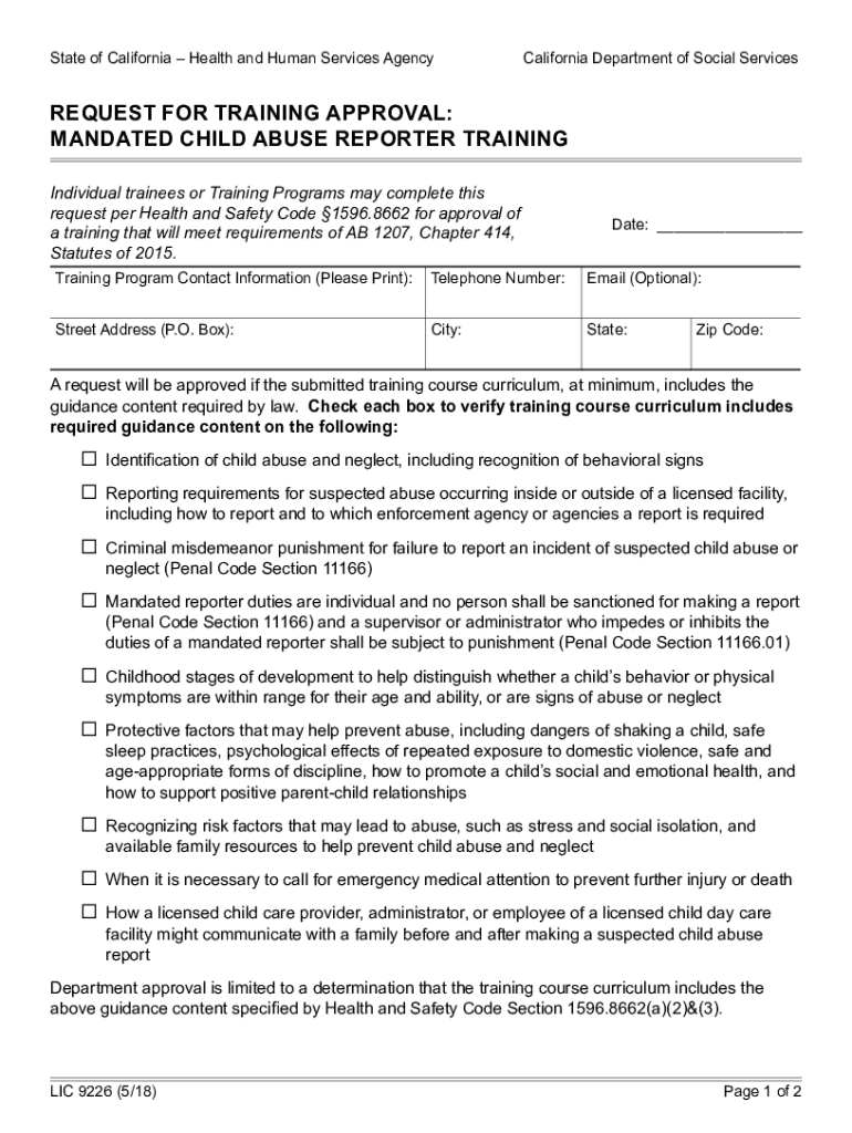 Fillable Online Request For Training Approval. Request For Training ...