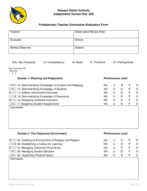 Fillable Online Professional Development / Evaluation Forms Fax Email ...