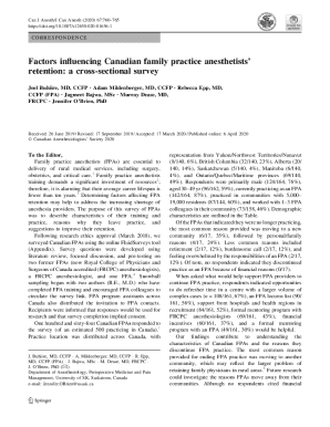 Fillable Online Factors influencing Canadian family practice ...