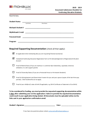 Fillable Online Required Supporting Documentation (check all that apply ...