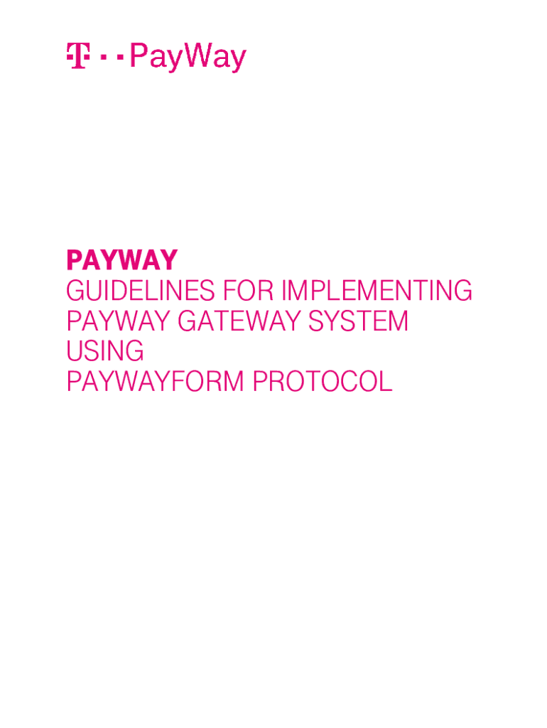 Fillable Online How to Setup Payment Gateway API - Payway Fax Email Print - pdfFiller
