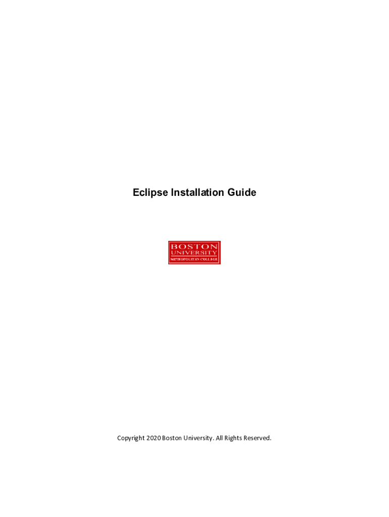 Fillable Online How to Get Started With Eclipse IDE? Fax Email Print ...
