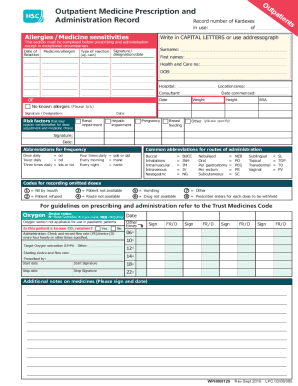 Fillable Online medicinesgovernance hscni Writing safe and effective ...